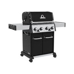 Broil King Gasgrill Baron 490 schwarz/edelstahl, mit Seiten- und Heckbrenner