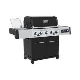 Broil King Gasgrill Regal Q 590 IR schwarz/edelstahl, mit Infrarot-Seitenbrenner und Heckbrenner, iQue Smart Steuerung