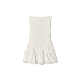 Bershka Kleid Damen Größe 38 offwhite