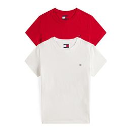 Tommy Jeans Shirt female Red, White size L