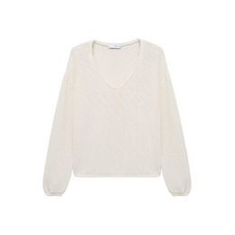 Mango Pullover Damen Gr&ouml;&szlig;e S wei&szlig;