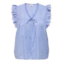 Only Carmakoma Blouse 'CARTessa' female Blue size 42