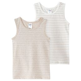 Topomini 2 Baby Unterhemden mit Bio-Baumwolle