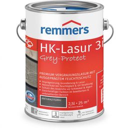 Remmers HK-Lasur 3in1 Grey-Protect anthrazitgrau FT-20928, 2,5 l