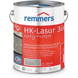 Remmers HK-Lasur 3in1 Grey-Protect platingrau FT-26788, 5 l