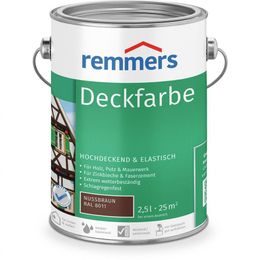 Remmers Deckfarbe nussbraun RAL 8011, 2,5 l