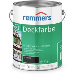 Remmers Deckfarbe schwarz, 5 l