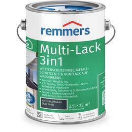 Remmers Multi-Lack 3in1 anthrazitgrau RAL 7016, 2,5 l
