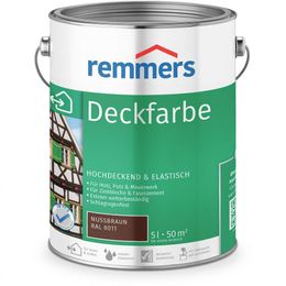 Remmers Deckfarbe nussbraun RAL 8011, 5 l