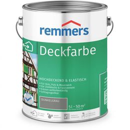 Remmers Deckfarbe dunkelgrau, 5 l