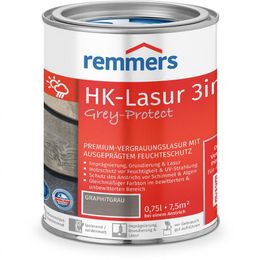 Remmers HK-Lasur 3in1 Grey-Protect graphitgrau FT-25416, 0,75 l