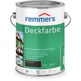Remmers Deckfarbe schwarz, 2,5 l