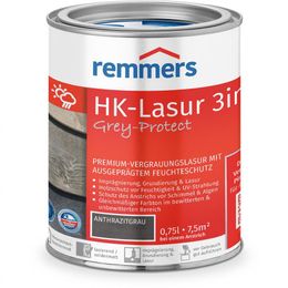 Remmers HK-Lasur 3in1 Grey-Protect anthrazitgrau FT-20928, 0,75 l