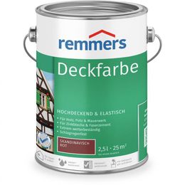 Remmers Deckfarbe skandinavisch rot, 2,5 l