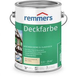 Remmers Deckfarbe hellelfenbein RAL 1015, 2,5 l