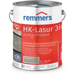 Remmers HK-Lasur 3in1 Grey-Protect silbergrau RC-970, 5 l