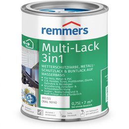 Remmers Multi-Lack 3in1 wei&szlig; RAL 9016, 0,75 l