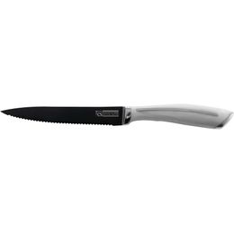 CS SOLINGEN Steakkochmesser CARL SCHMIDT SOHN "Garmisch", grau, Edelstahl, Kochmesser, Griff aus Perlmuttimitat