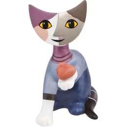 Sammelfigur Goebel "Amanda", bunt (weiß, blau, bunt), B:6,5cm H:8cm T:4cm, Biskuitporzellan, Dekofiguren, Rosina Wachtmeister