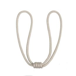 Raffhalter GERSTER "Salomea" Gr. 1, grau (grau, beige), B:65cm, Viskosemischung, Raffhalter