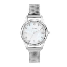 Quarzuhr, silber (silberfarben), Armbanduhren, Damen, Quarzuhr