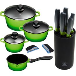 Topf-Set King, grün, Töpfe, Induktion