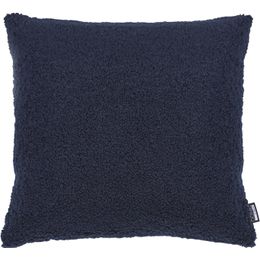 Kissenbezug done. "Cloud", blau (dunkelblau), B:45cm H:1cm L:45cm, Polyester, Polyester, Kissenbezüge, Skandinavisch glamourös