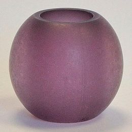 Gardinenbefestigungen Ersatzteile Kutti "Acrylkugel, Schlaufenkugel, Ø 25 mm" Gr. 1, lila (aubergine), Ø:25cm, Acryl, Gardinenbefestigungen, Deko für Raffrollos und Scheibengardinen