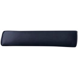 Sofakissen W.Schillig "broadway", blau (blau z59), B:70cm H:18cm T:10cm, Longlife Xtra-Leder Z59: Glattleder mit modischer Prägung. Hautstärke 0, 9 - 1, 1 mm, Polsterauflagen, für die Ecksofas und den 2-Sitzer, Breite 70 cm
