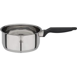 Kasserolle GSW "Como", silber (edelstahlfarben), H:7,5cm Ø:16cm, Töpfe, Induktion
