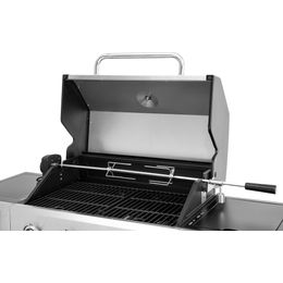 Grillspieß Hanseatic, silber (silberfarben), B:10cm H:13cm L:104cm, Edelstahl, Spieße, 104 cm Länge