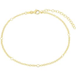 Fußkette Amor "2038564, 2038578", gold (gelbgoldfarben), Fußketten, Silber 925 (Sterlingsilber)