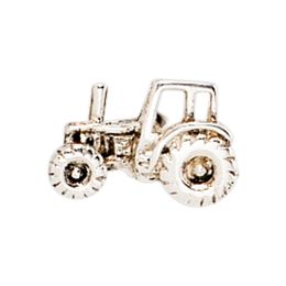 Single-Ohrstecker Jobo "Traktor", silber (silber 925), Ohrringe, Damen, Silber 925 (Sterlingsilber), 925 Silber