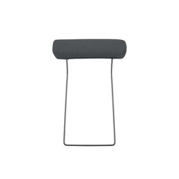 Kopfstütze Home Affaire "Arellano", grau (anthrazit), B:55cm H:75cm T:22cm, 100% Polyester, Polsterauflagen, ideale Ergänzung zum Sofa, Webstoff fein