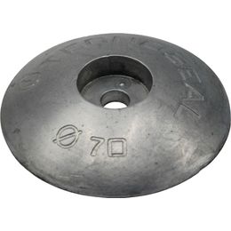 Poolleiter-Beschwerungsgewicht KWAD "Zinkplatte", silber (silberfarben), B:7cm H:7cm L:7cm, Metall, Beschwerungsgewichte, für Edelstahlleitern