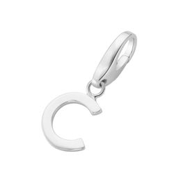 Charm Buchstabe "Buchstabe C, Silber 925", silber, Giorgio Martello MILANO, Charms, Damen, Silber 925 (Sterlingsilber)