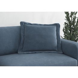 Sofakissen Trendmanufaktur "Bourbon", blau (blau horizon), B:70cm H:12cm T:70cm, Stoff, Polsterauflagen, Sofakissen, modernes Flatkissen 70x70 cm, in trendigem Cord erh&auml;ltlich, universal