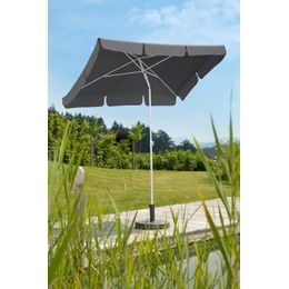 Sonnenschirm Schneider Schirme "Ibiza, TOPSELLER", grau (anthrazit), Obermaterial: 100% Polyester, Standschirme, Stahl/Polyester, Lichtschutzfaktor 50+