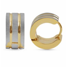Adelia´s Paar Creolen ADELIA´S "Neuheit 2025 - Damen Creolen aus poliertem Edelstahl Ø 5 mm", gold, Ohrringe, Damen, Damen, Edelstahl