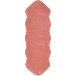 Fellteppich ANDIAMO "Lamm Fellimitat" Gr. 11, rosa, B:55cm H:20mm L:160cm, Kunstfaser, Teppiche, Fellteppich, Kunstfell, besonders weich durch Microfaser, Kudenliebling