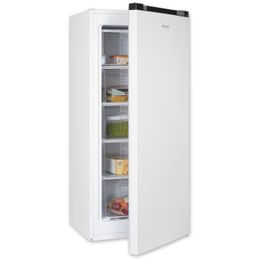 Exquisit Gefrierschrank "GS145-051D weiss", Energieeffizienz: D (A-G), silber (weiß), B:54cm H:125,9cm T:55cm, Gefrierschränke