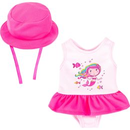 Puppenkleidung BAYER "Badeanzug 38-42 cm", pink (pink, rosa), Puppenkleidung, Kinder