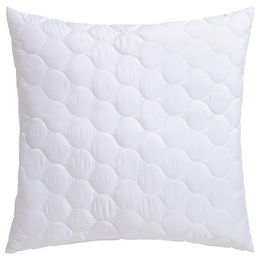 Microfaserkissen Home Affaire "Angly Kopfkissen 40x80, 80x80, ultra-weich, stützend, hypoallergen", weiß, B:80cm H:15cm L:80cm, Bezug: 100% Polyester. Füllung: 100% Polyester, Kopfkissen, Kissen für erholsamen Schlaf, pflegeleicht und langlebig