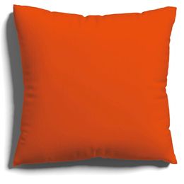 Kissenbezug Schlafgut "EASY Jersey", rot (rot mid), B:40cm L:40cm, Jersey, Obermaterial: 100% Baumwolle, Kissenbezüge, Kissenhülle mit Reißverschluss, weich und saugfähig, Kissenbezug