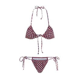 Lscn By Lascana Bikini Damen Gr&ouml;&szlig;e XXS creme / navy / bordeaux