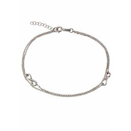 Fußkette Firetti "Schmuck Geschenk Silber 925 Körperschmuck Ankerkette", silber (silber, 925), Fußketten, Damen, Silber 925 (Sterlingsilber)
