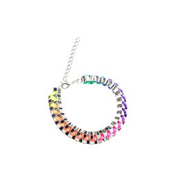 Armband "Rainbow", Damen, Gr. Metall, bunt (multi), Collezione Alessandro, Armbänder