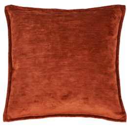 Kissenbezug done. "Fame", orange (rust), B:45cm H:1cm L:45cm, Polyester, Polyester, Kissenbezüge, Hohe Lichtreflektion