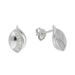 Paar Ohrstecker Vivance "Zirkonia", silber (silber 925), Ohrringe, Damen, Silber 925 (Sterlingsilber)