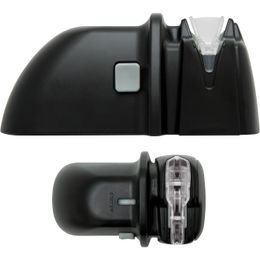 Messerschärfer Kyocera "DS-38", schwarz, L:9,8cm, Keramik, Kunststoff, Messerschärfer, Diamant-Messerschärfer